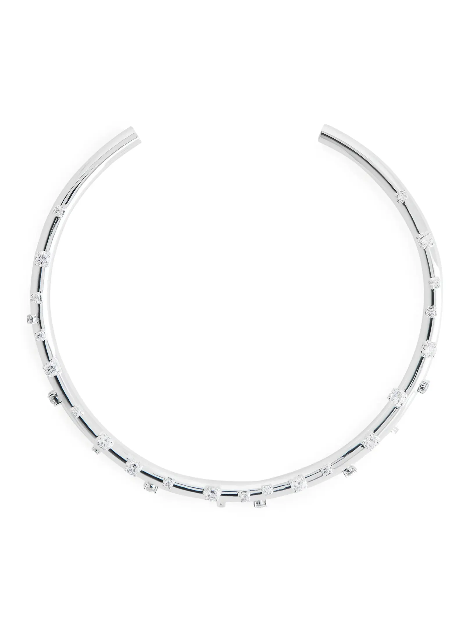ARKET Rhinestone Cuff Necklace | endource