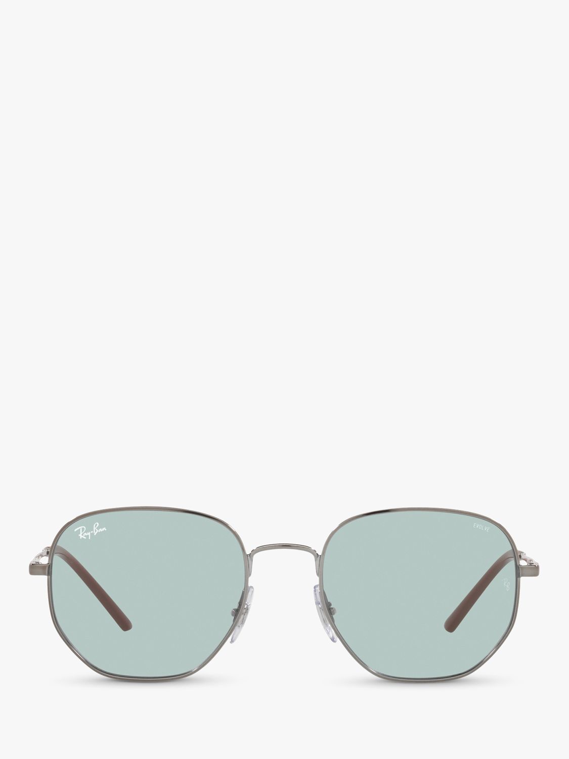 RAY-BAN RB3682 Unisex Irregular Sunglasses in Gunmetal/Green | Endource