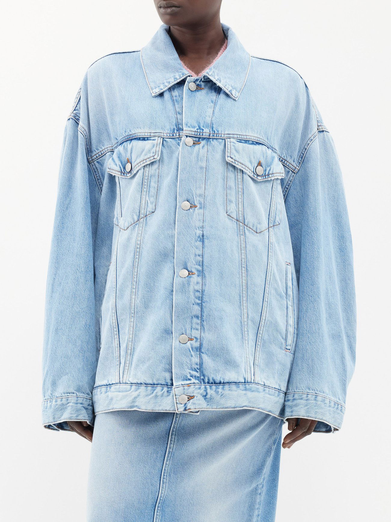 ACNE STUDIOS Morris Oversized Denim Jacket | endource