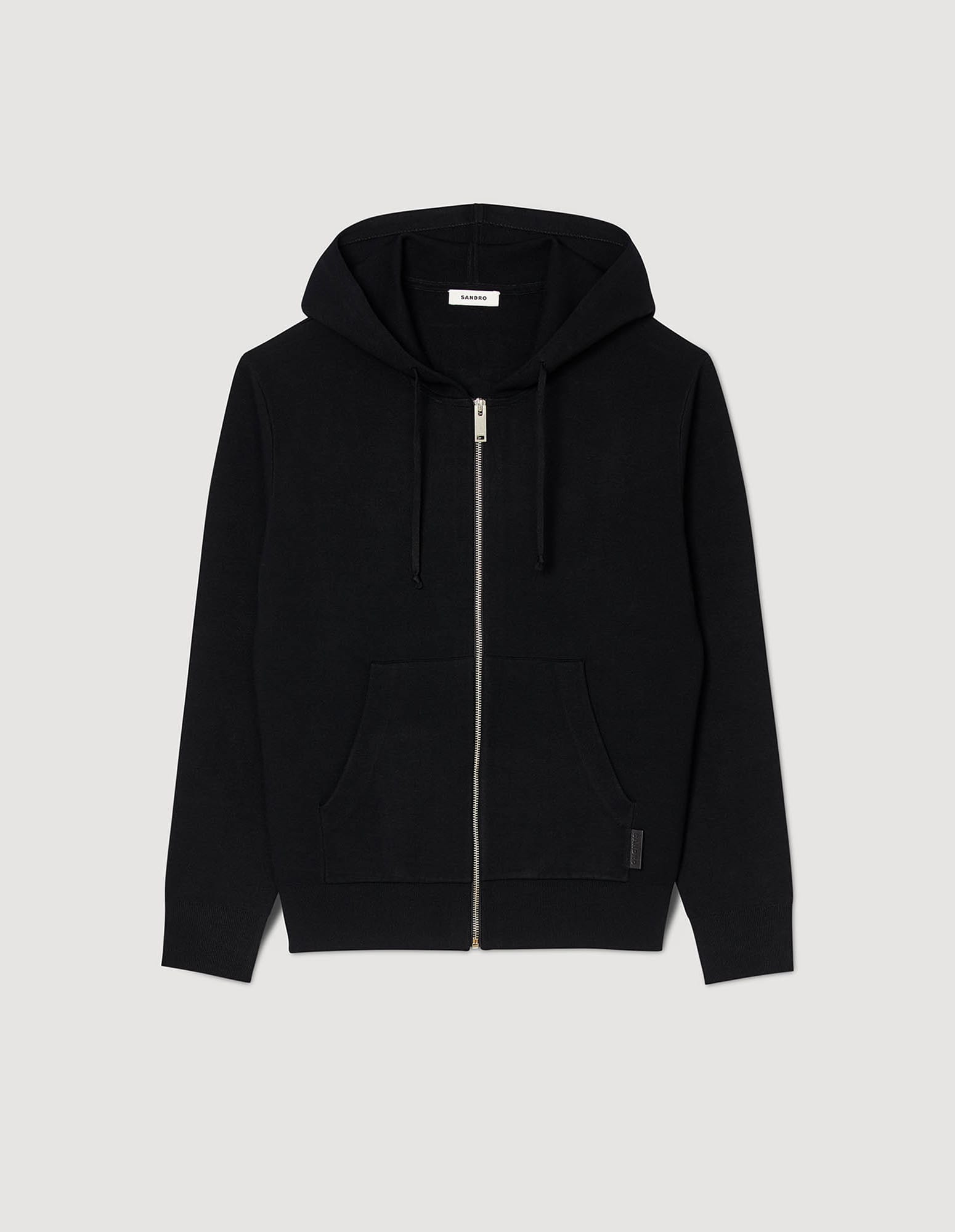 SANDRO Zip Fastening Hoodie | endource