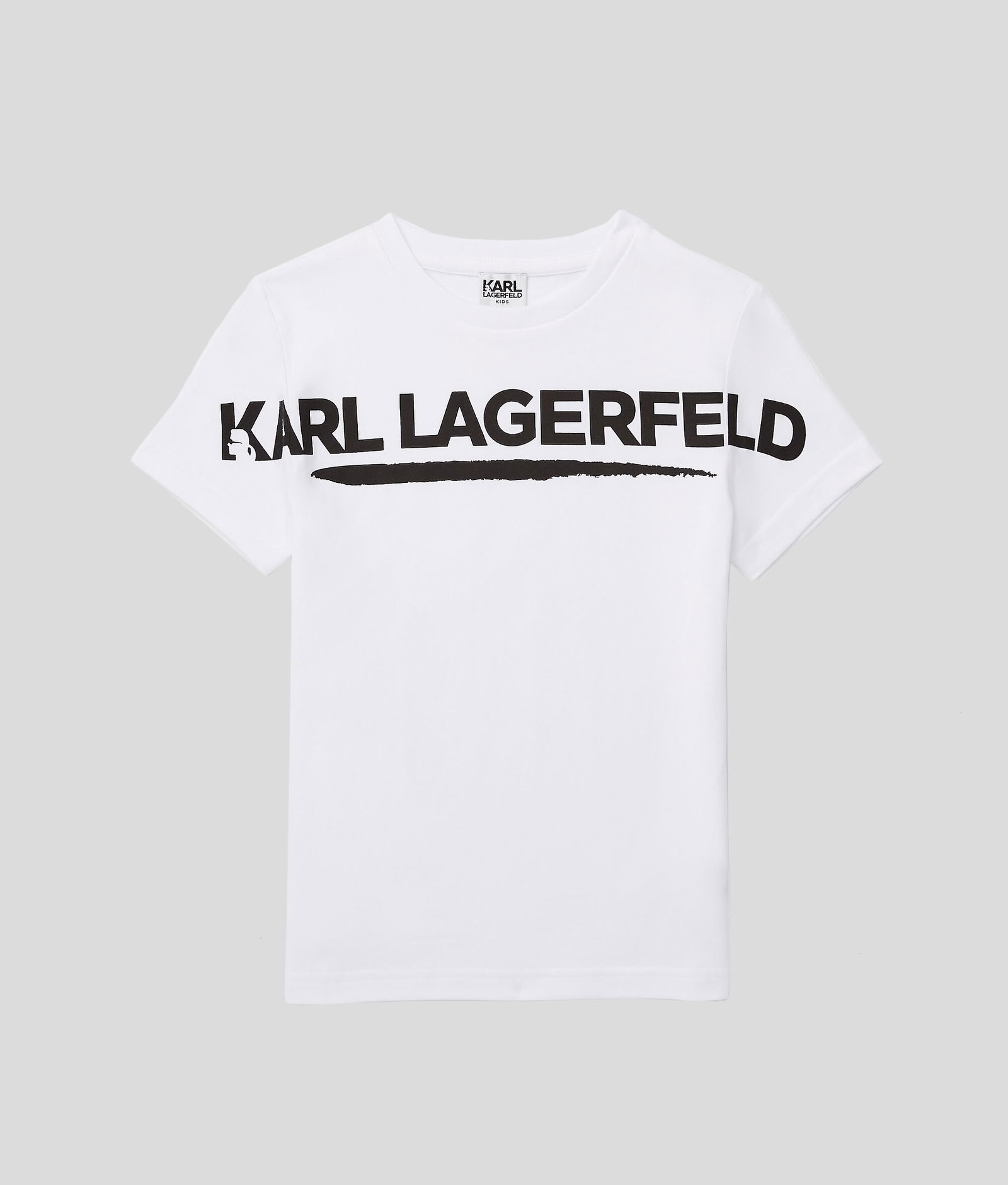 KARL LAGERFELD Karl Logo T-Shirt in White | Endource