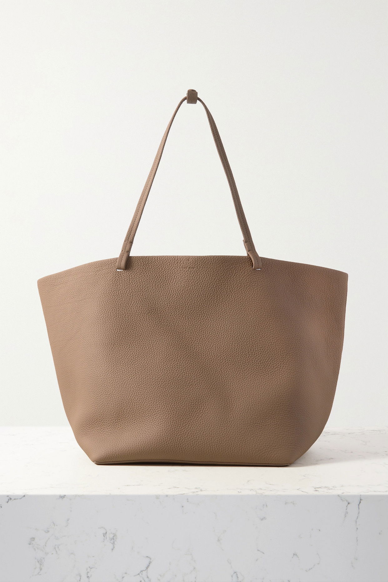 THE ROW Park XL Textured-Leather Tote in Brown | endource