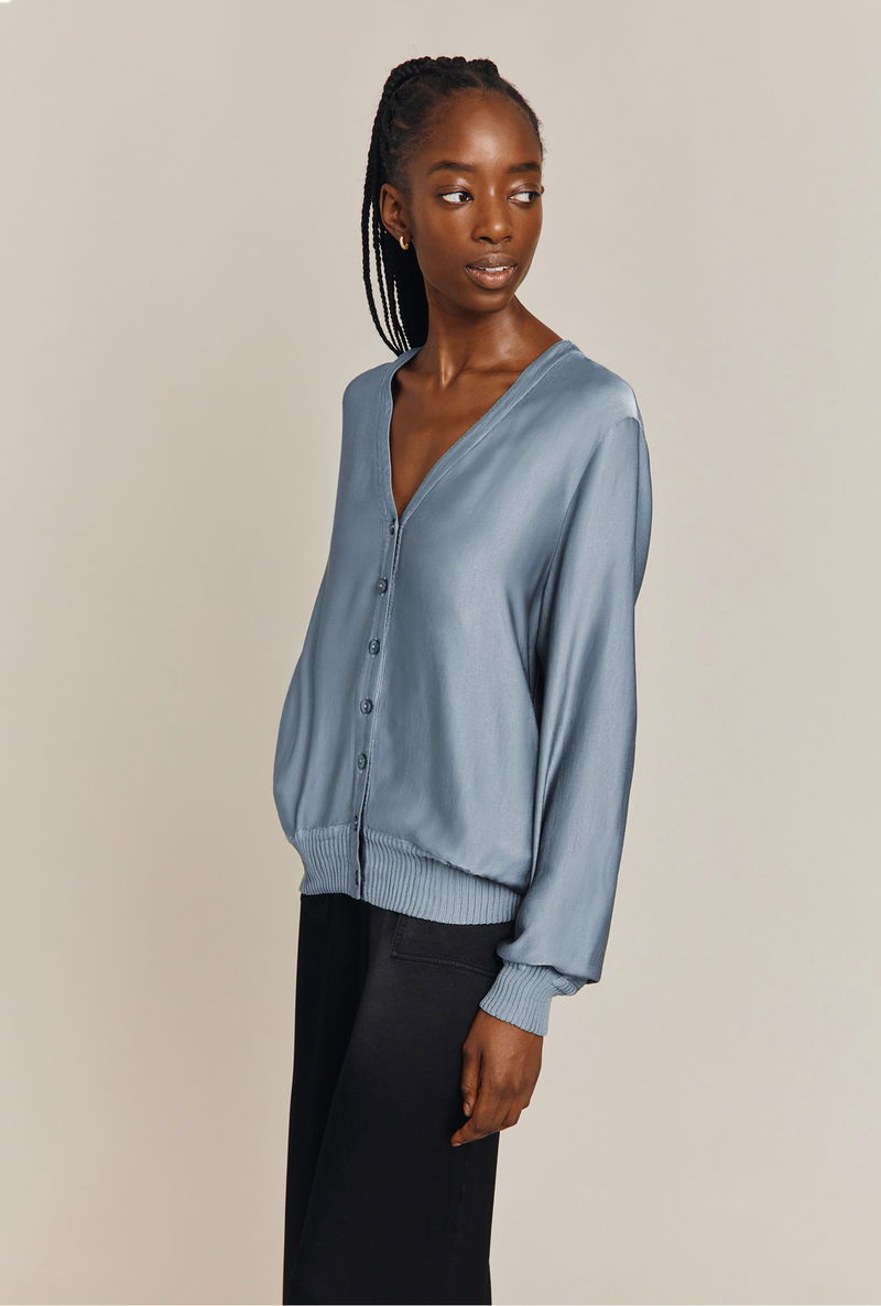 GHOST Mia Satin Bomber Jacket | Endource