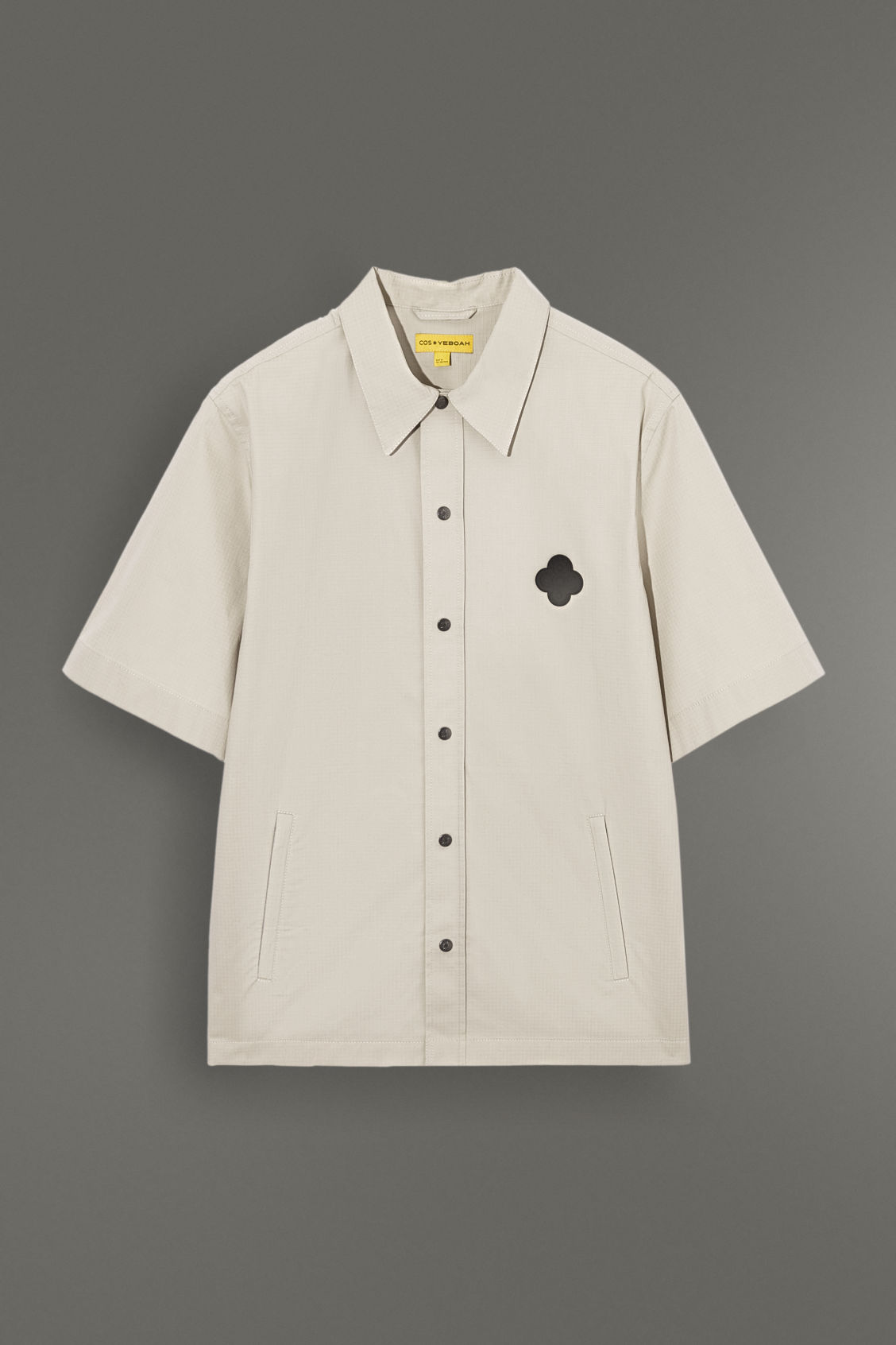 COS Flower Star Shirt in BEIGE | endource