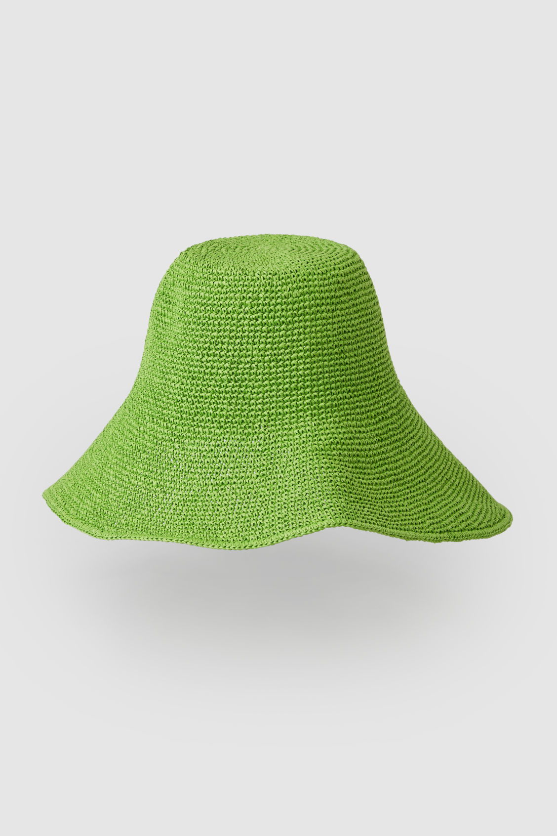 COS Straw Sun Hat in GREEN | endource