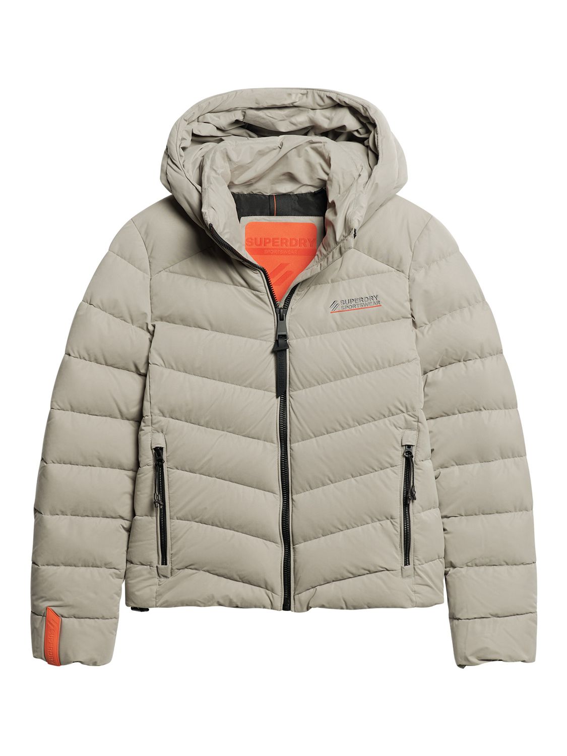 SUPERDRY Hooded Microfibre Padded Jacket | Endource