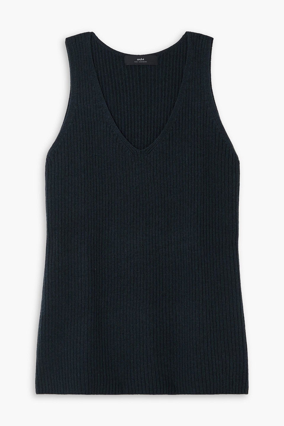 ARCH4 Sienna Ribbed Cashmere Tank | endource