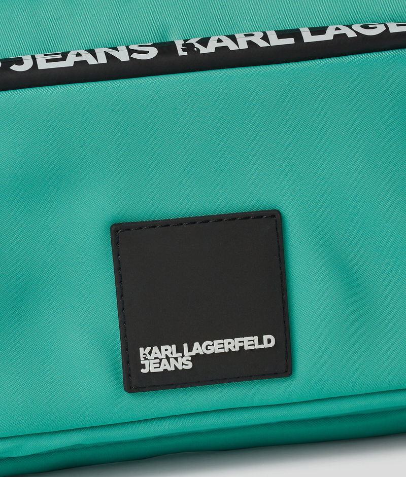 KARL LAGERFELD KLJ Logo Patch Bum Bag in KATYDID | Endource