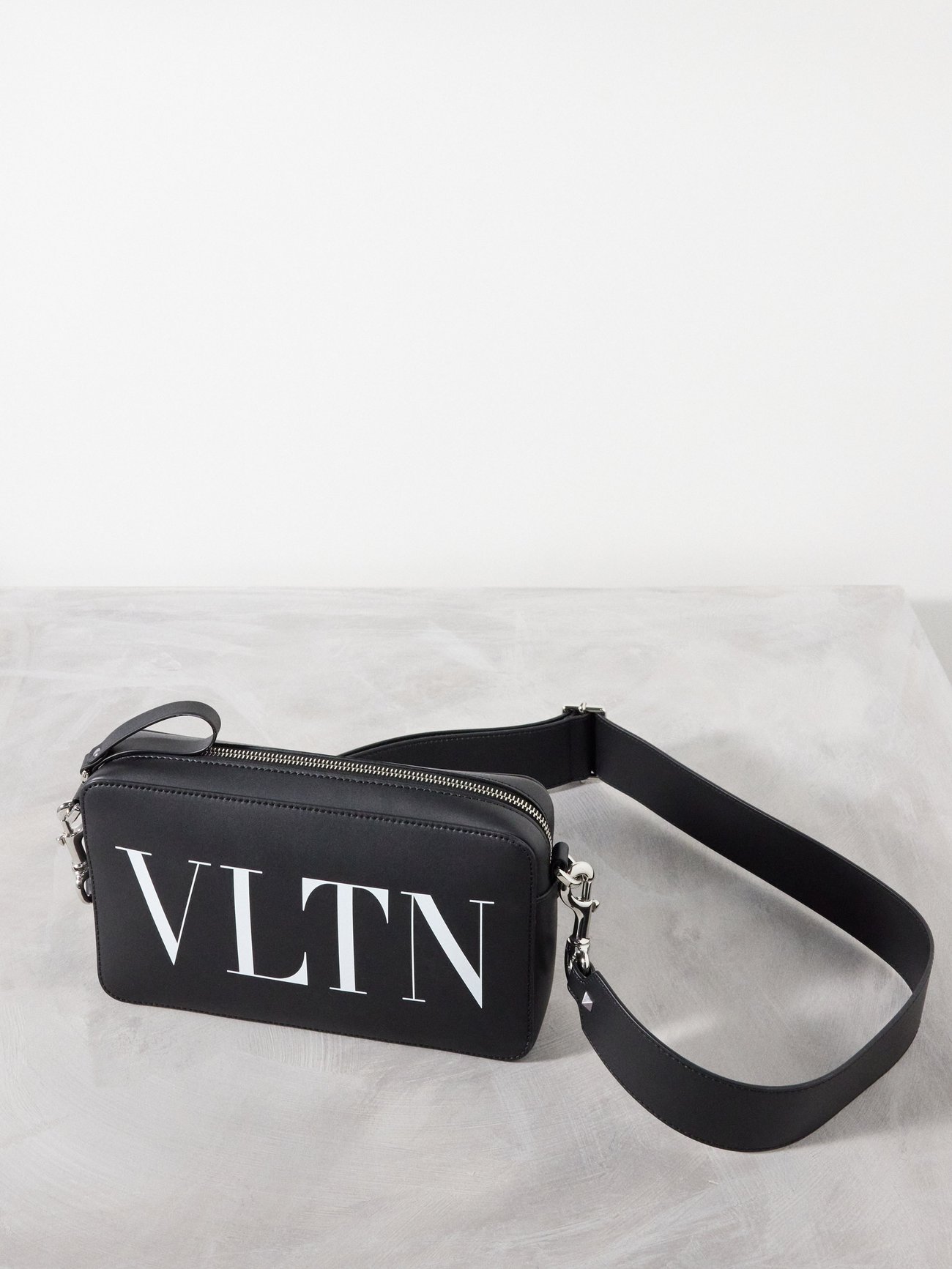 VALENTINO GARAVANI VLTN Leather Cross-Body Bag | endource