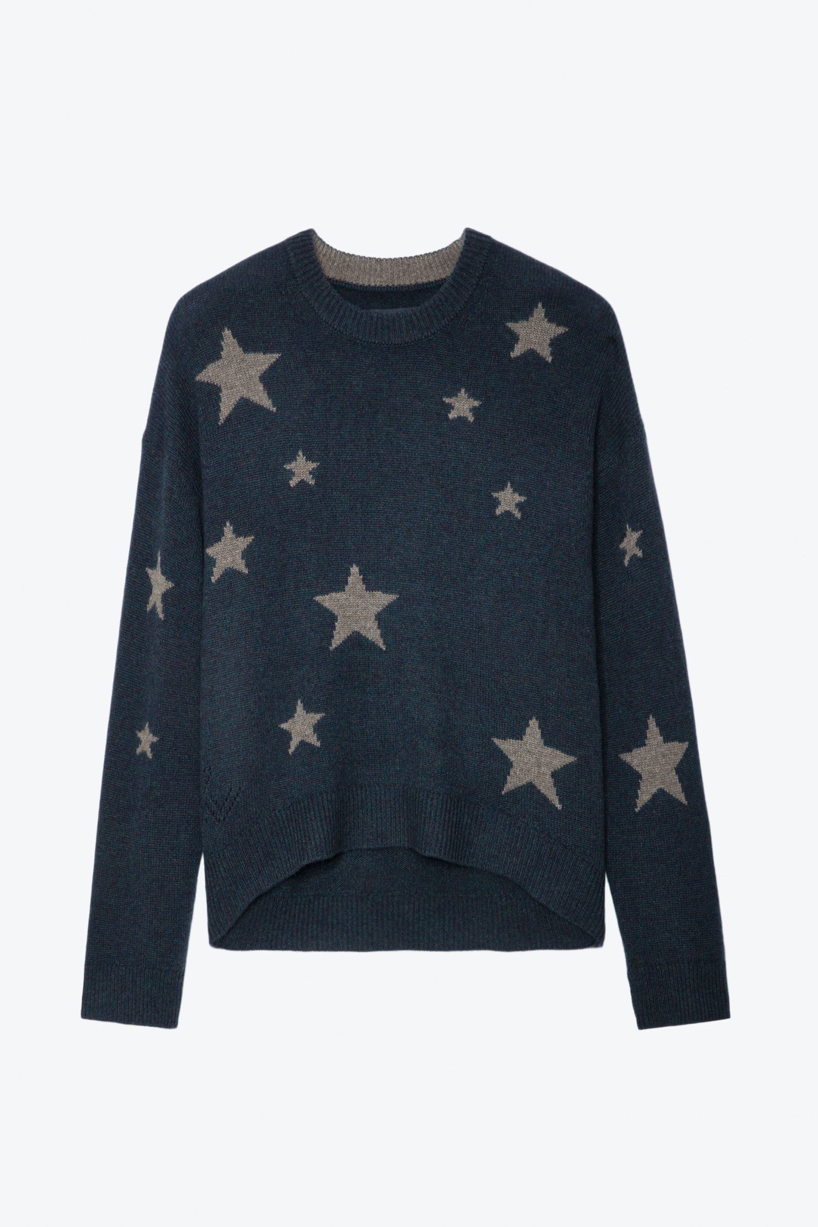 ZADIG & VOLTAIRE Markus Cashmere Sweater in Vert de gris | endource