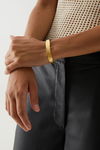 COS Gold-Plated Textured Bangle in Gold | Endource