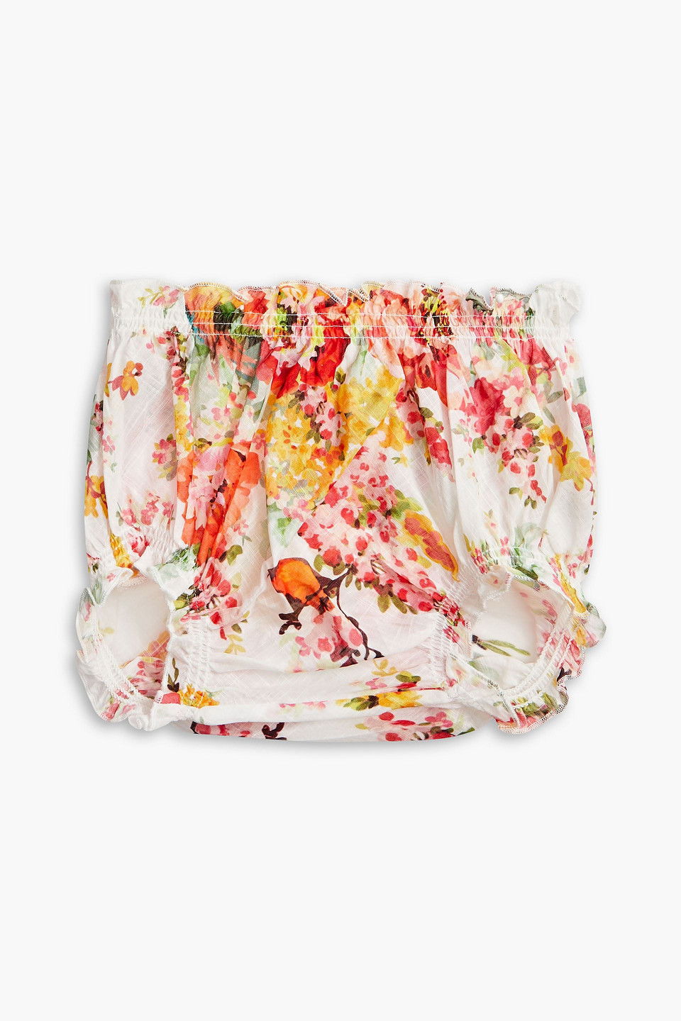 ZIMMERMANN Kids Mae Floral-Print Cotton Bloomers | endource