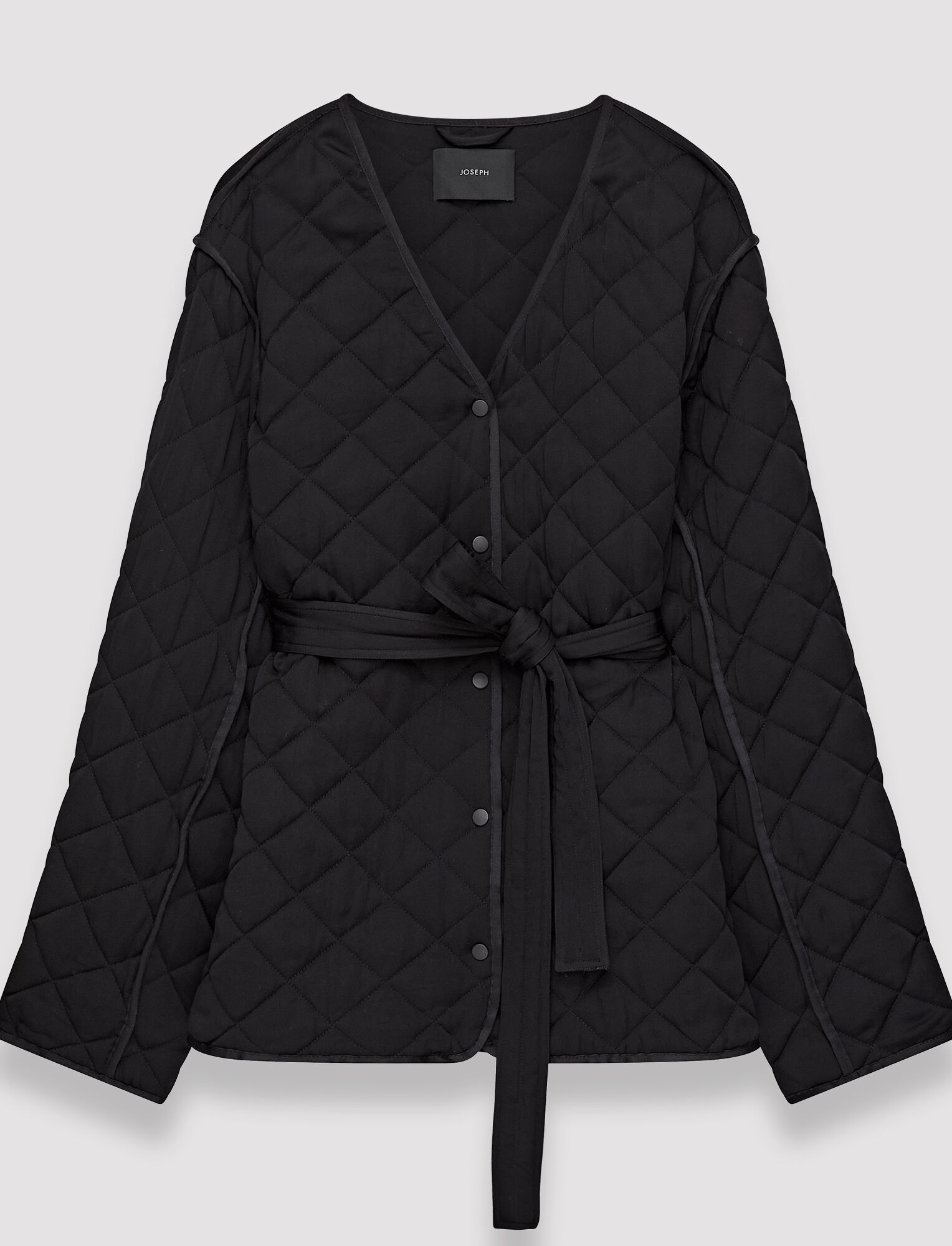 JOSEPH Lightweight Viscose Jebb Jacket in Black | endource