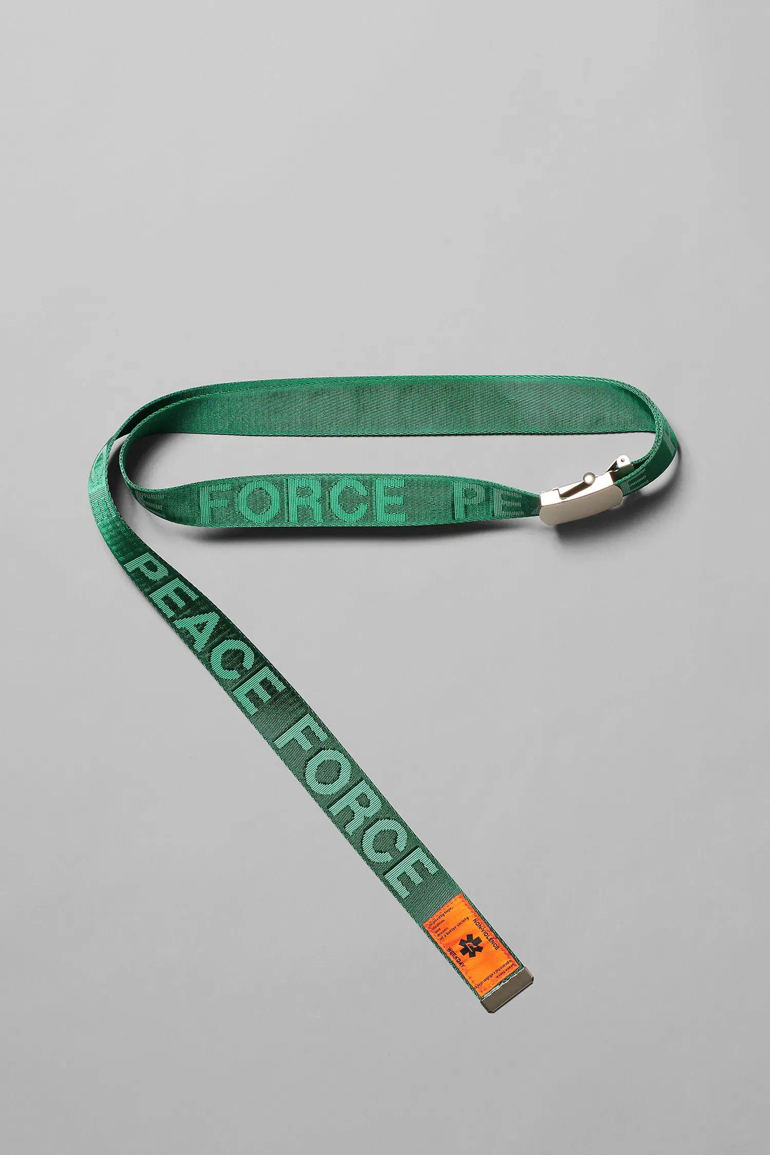 WEEKDAY Peace Force Tony Belt in Green | endource