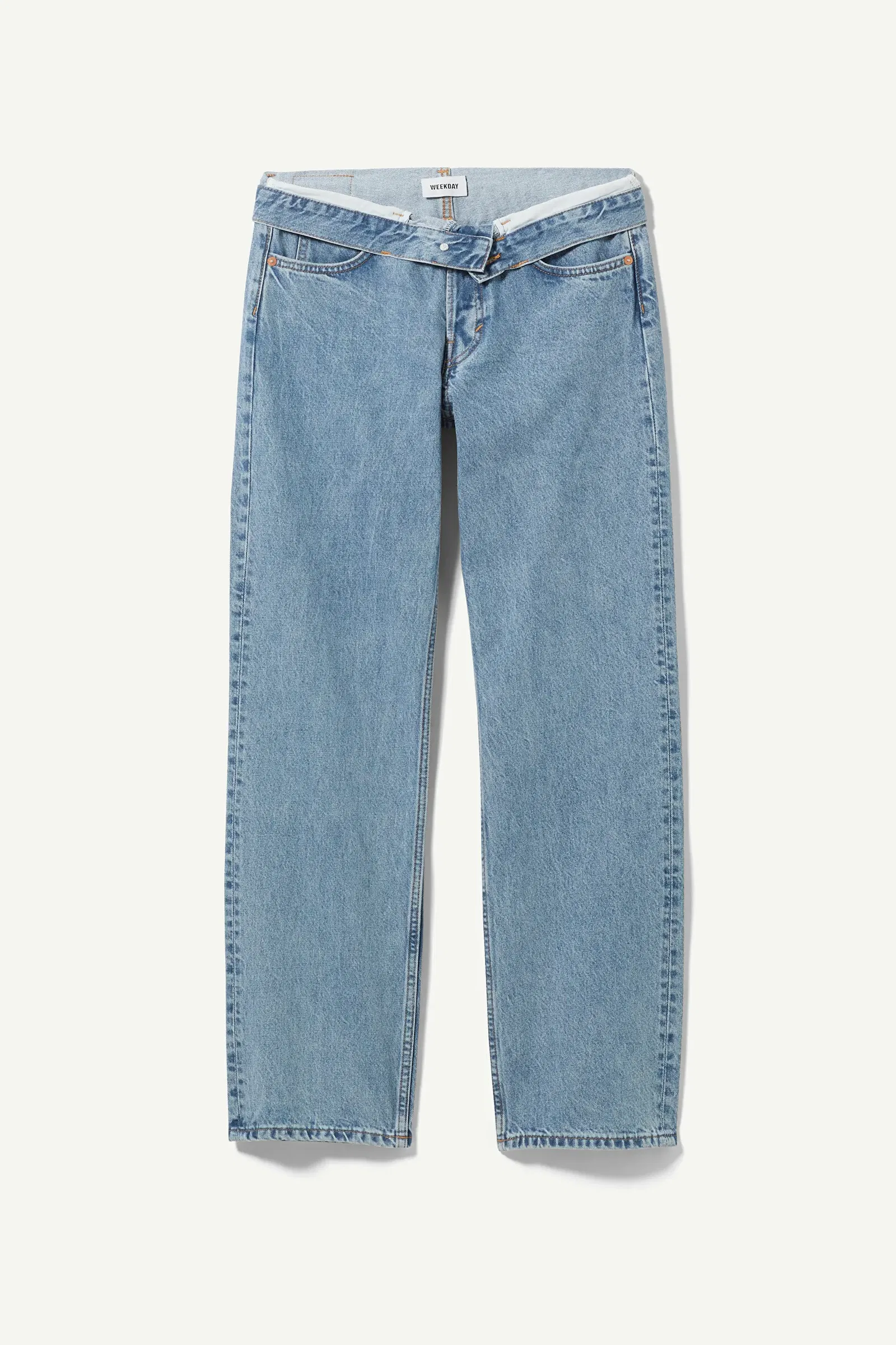 WEEKDAY Flipped Jeans in Pool blue | endource