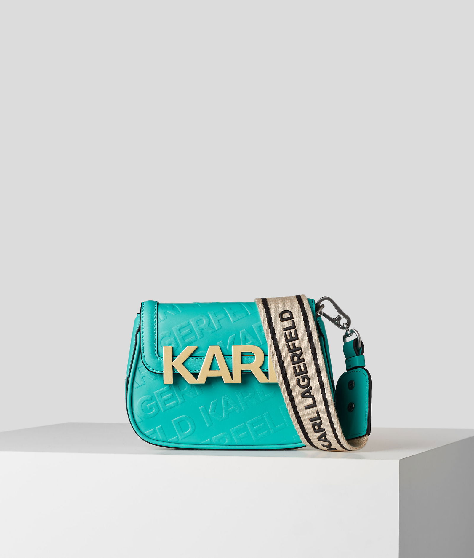 KARL LAGERFELD K/Letters Embossed Crossbody | endource