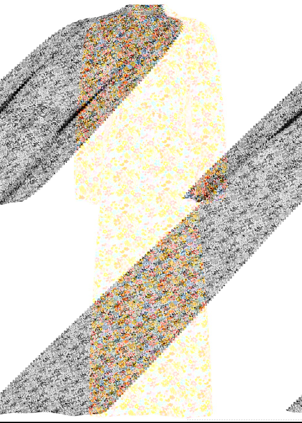 APOF Marie Floral-Print Cotton Midi Dress | Endource