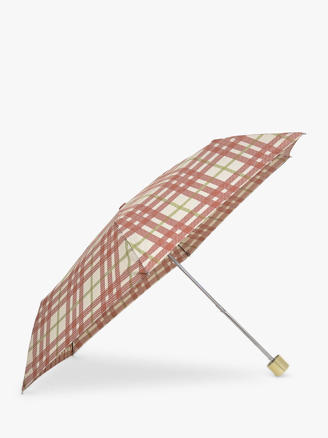 RADLEY Check Print Handbag Umbrella in Pumice/Multi | Endource