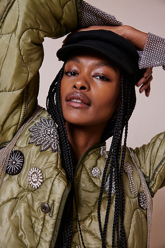 FREE PEOPLE Memory Lane Lieutenant Hat in Camel | endource