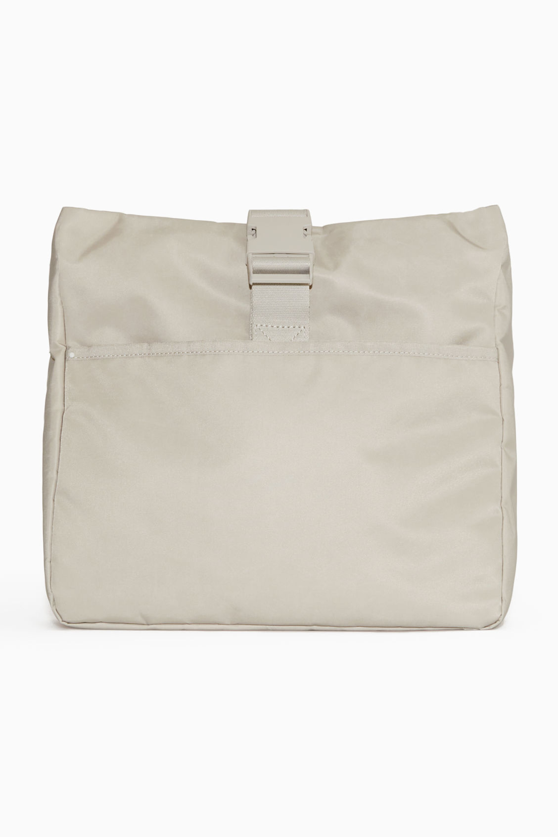 COS Nylon Small Messenger Bag in LIGHT GREY | endource