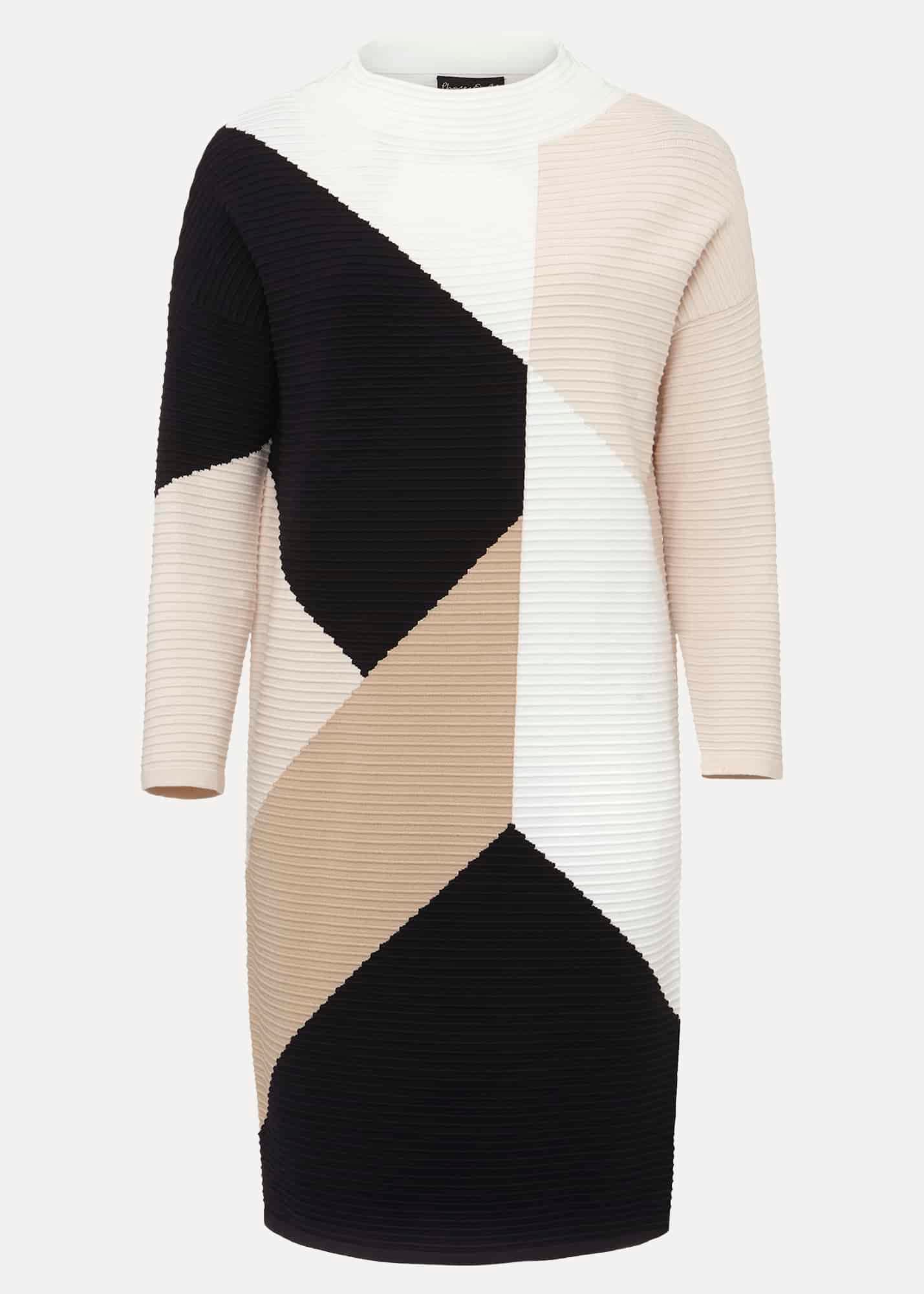 PHASE EIGHT Hetty Colour Block Tunic Mini Dress | endource