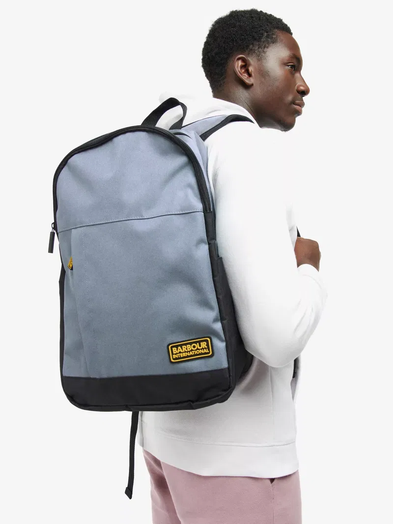 BARBOUR Racer Backpack in Grey | Endource