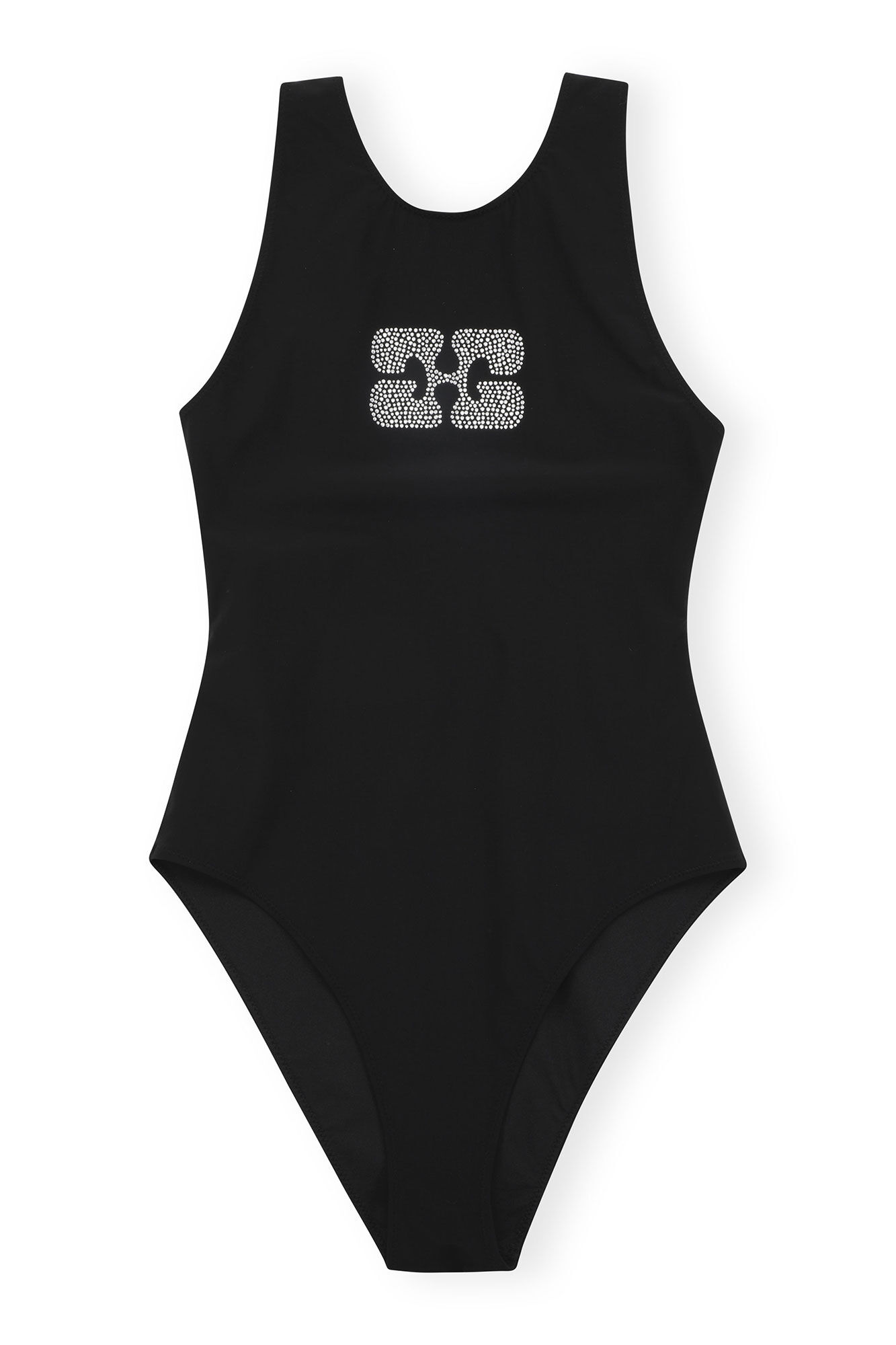 GANNI Recycled Matte Sporty Swimsuit | endource