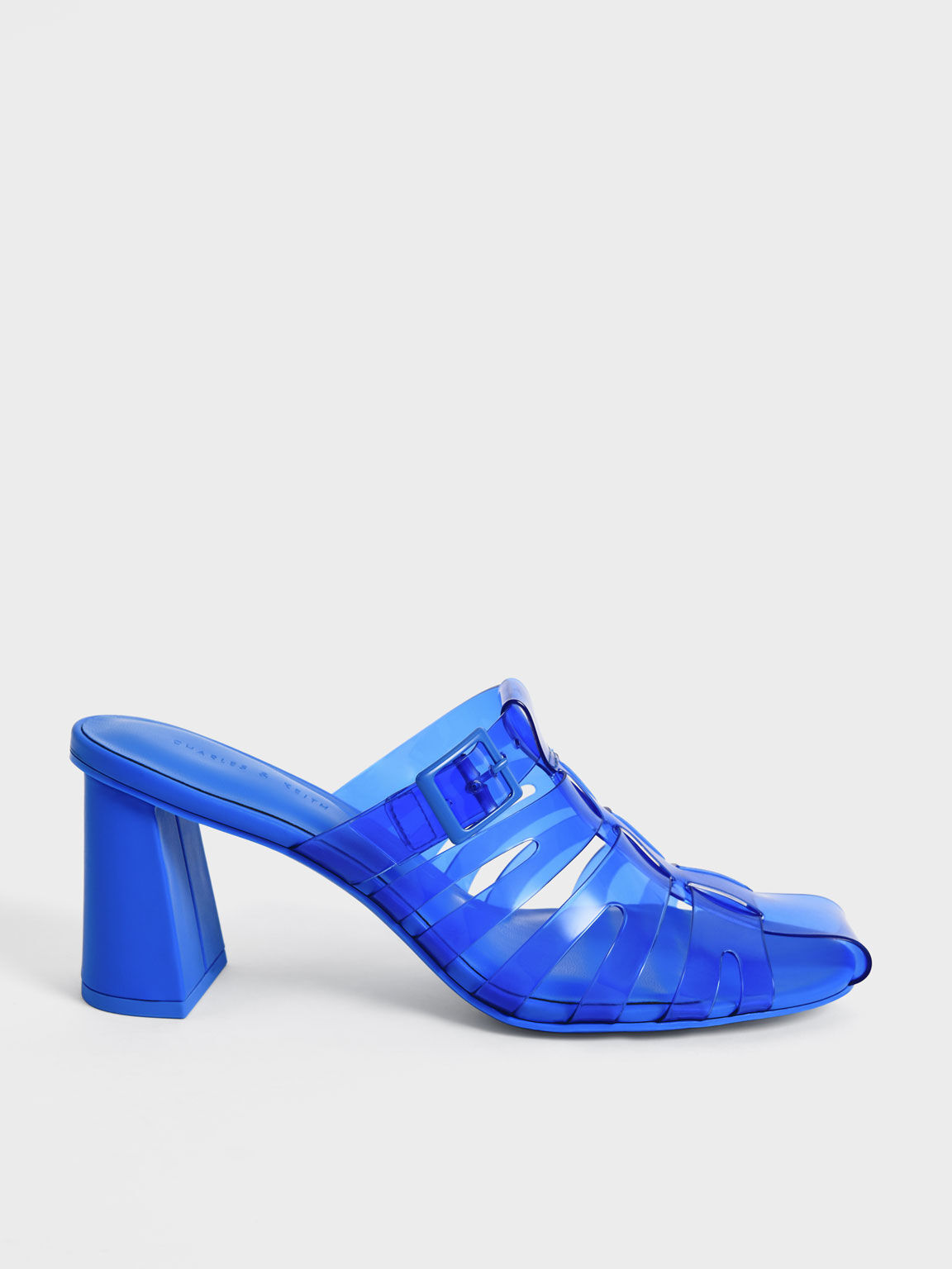 CHARLES & KEITH Madison See-Through Caged Mules | endource