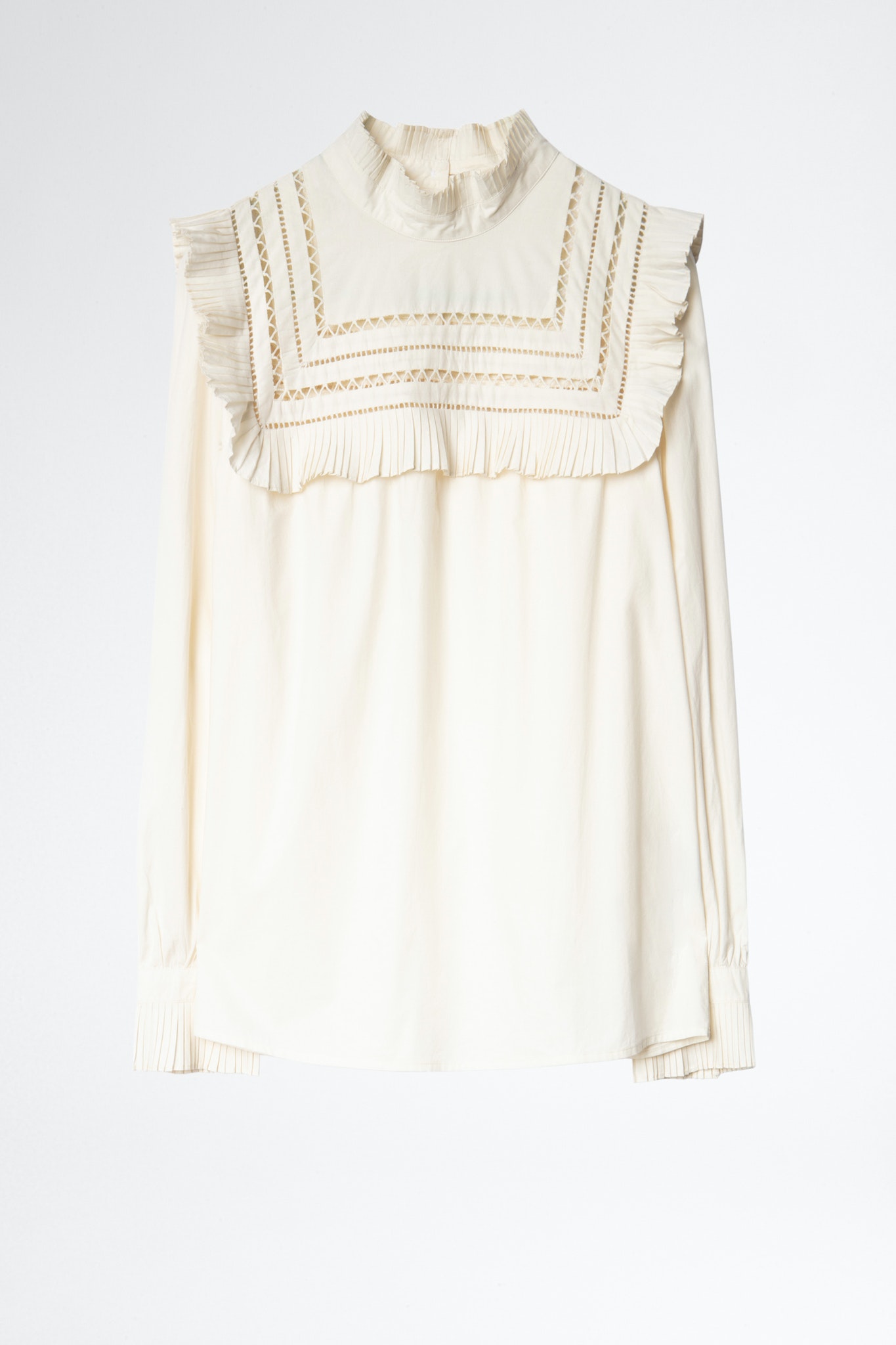 ZADIG & VOLTAIRE Trace Popeline Tunic in Judo | endource