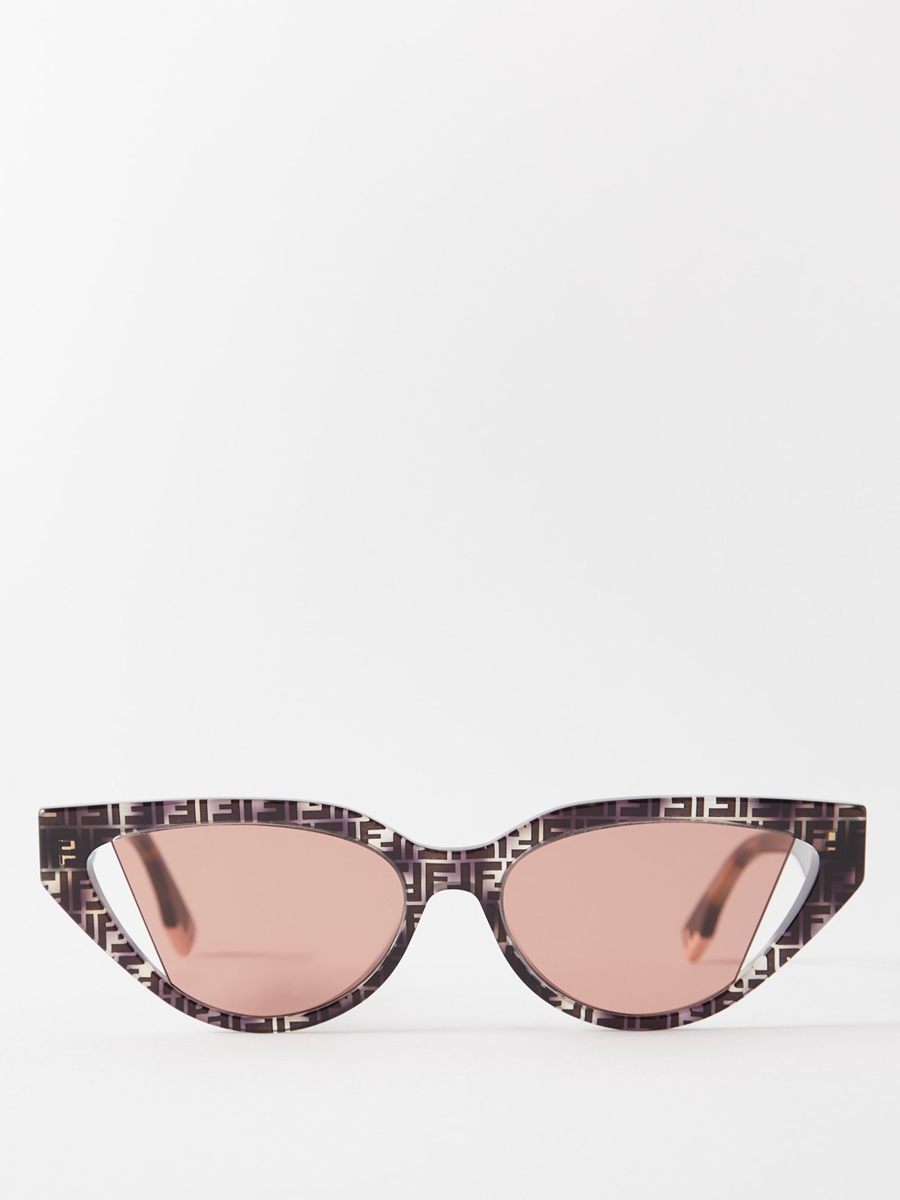 FENDI EYEWEAR Fendigraphy Cat-Eye Sunglasses | endource