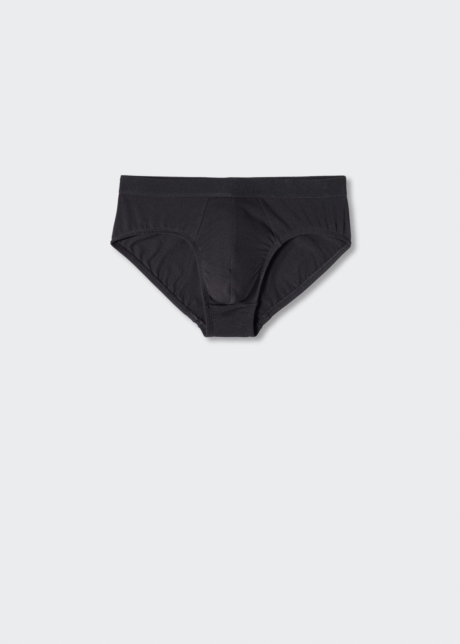 MANGO Basic Boxer 2 Pack in Black | Endource
