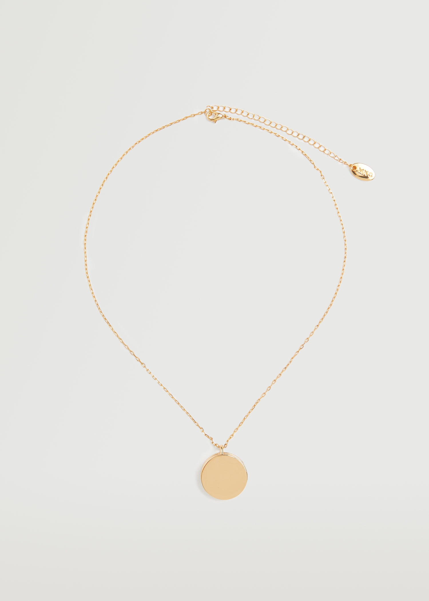 MANGO Pendant Chain Necklace in Gold | endource