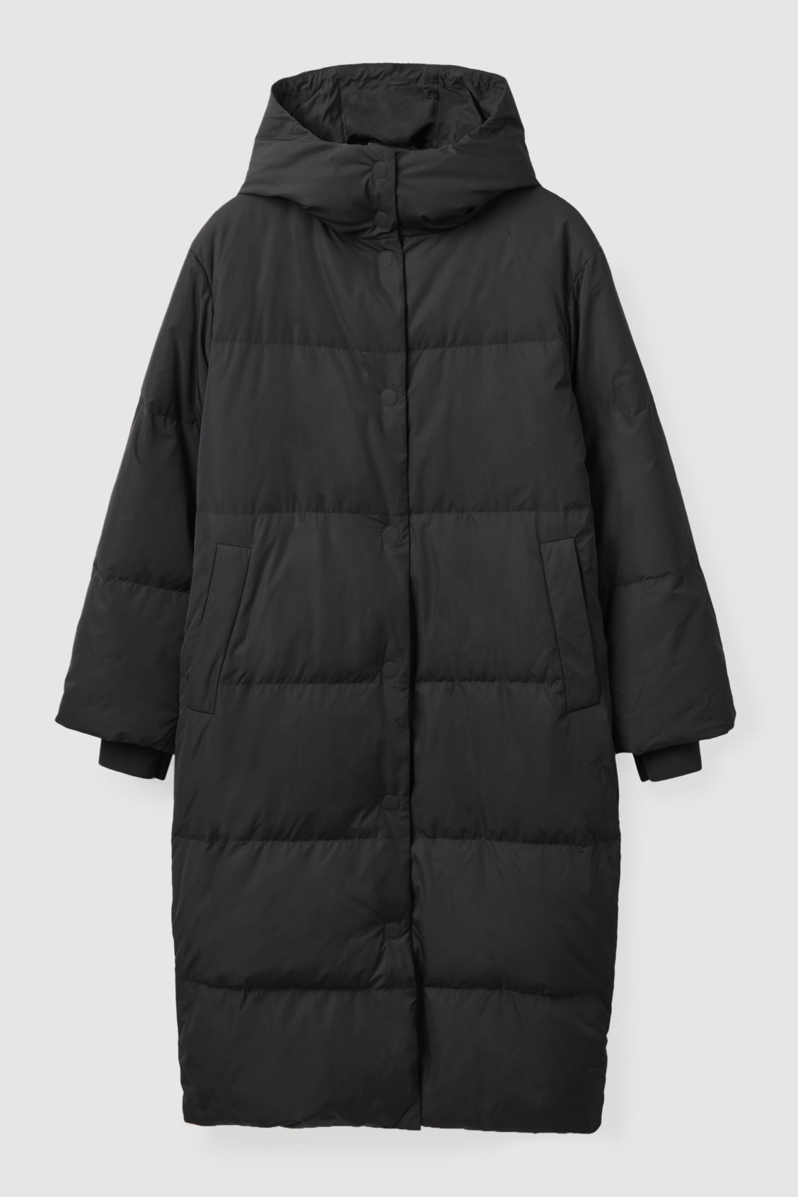 COS Redown Puffer Coat in BLACK | endource