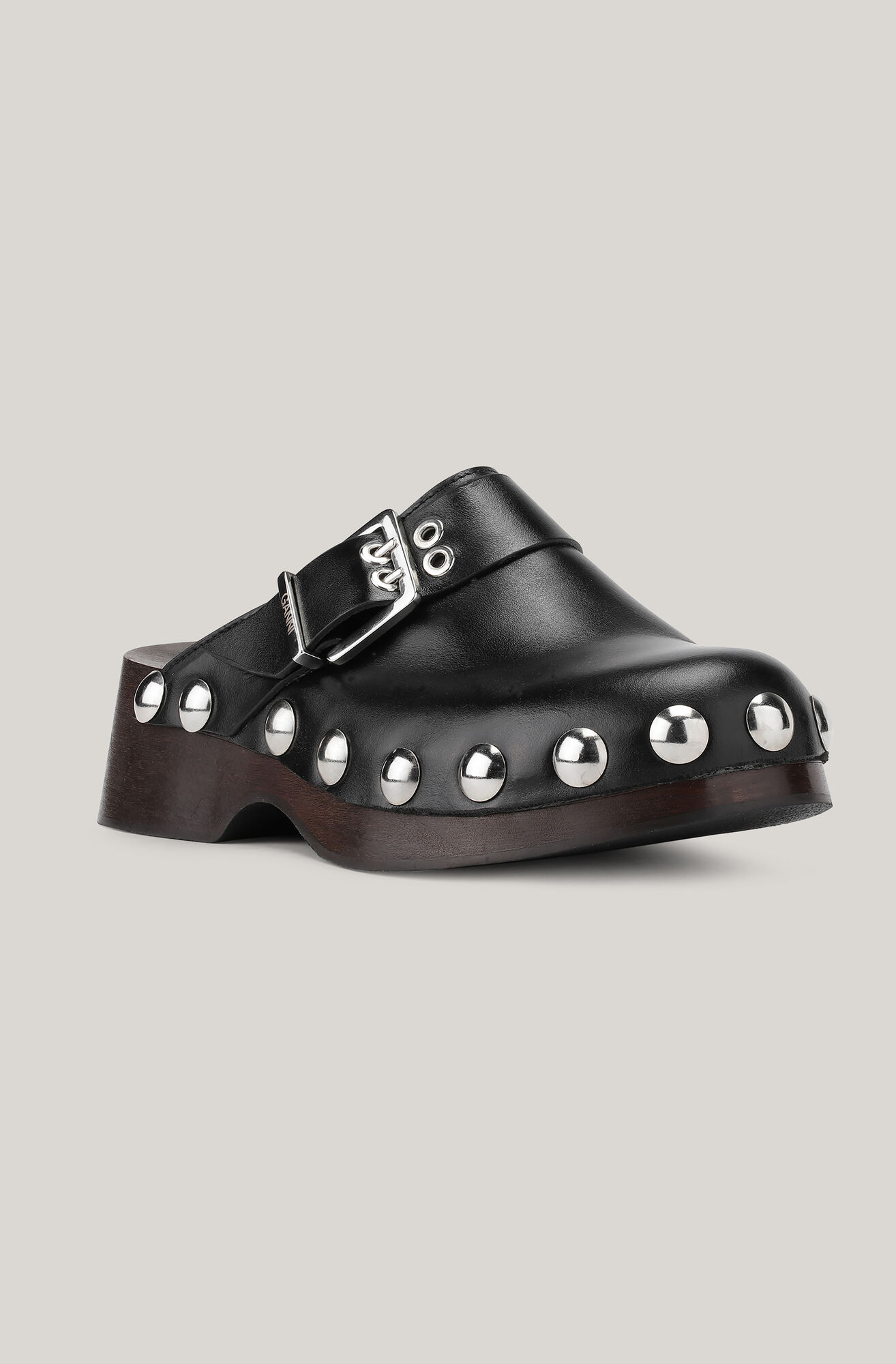 GANNI Retro Retro Leather Clog | endource