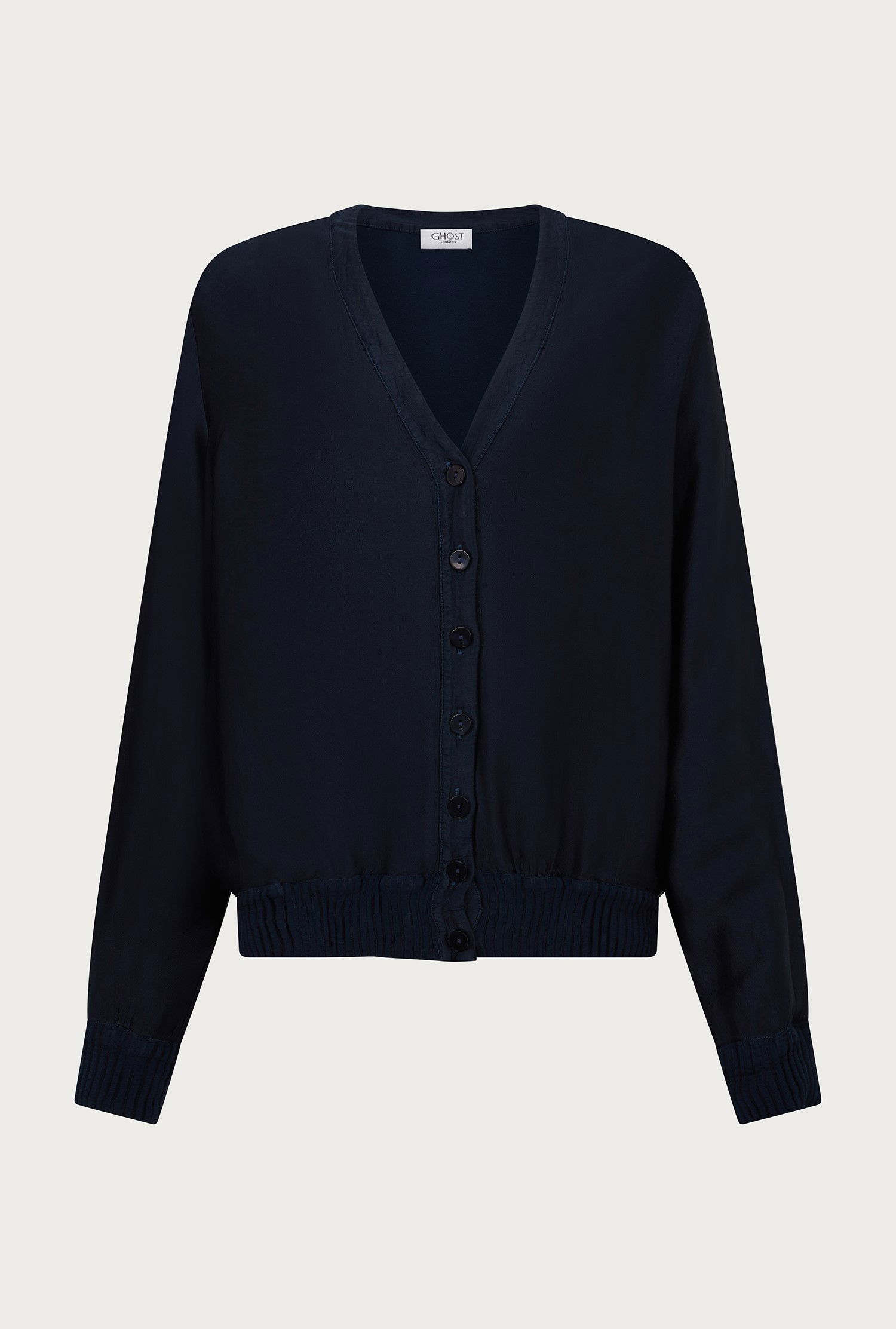 GHOST Mia Satin Bomber Jacket | endource