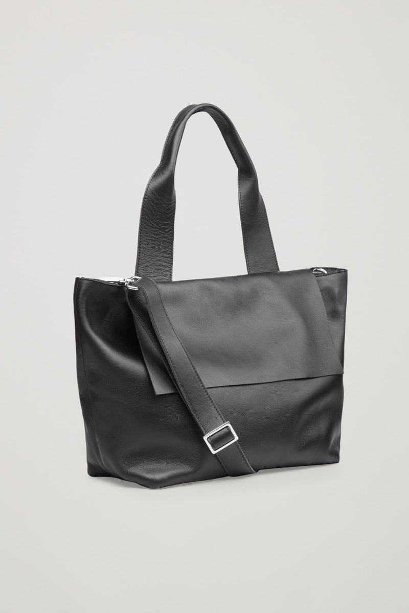 COS Leather Tote Bag | endource