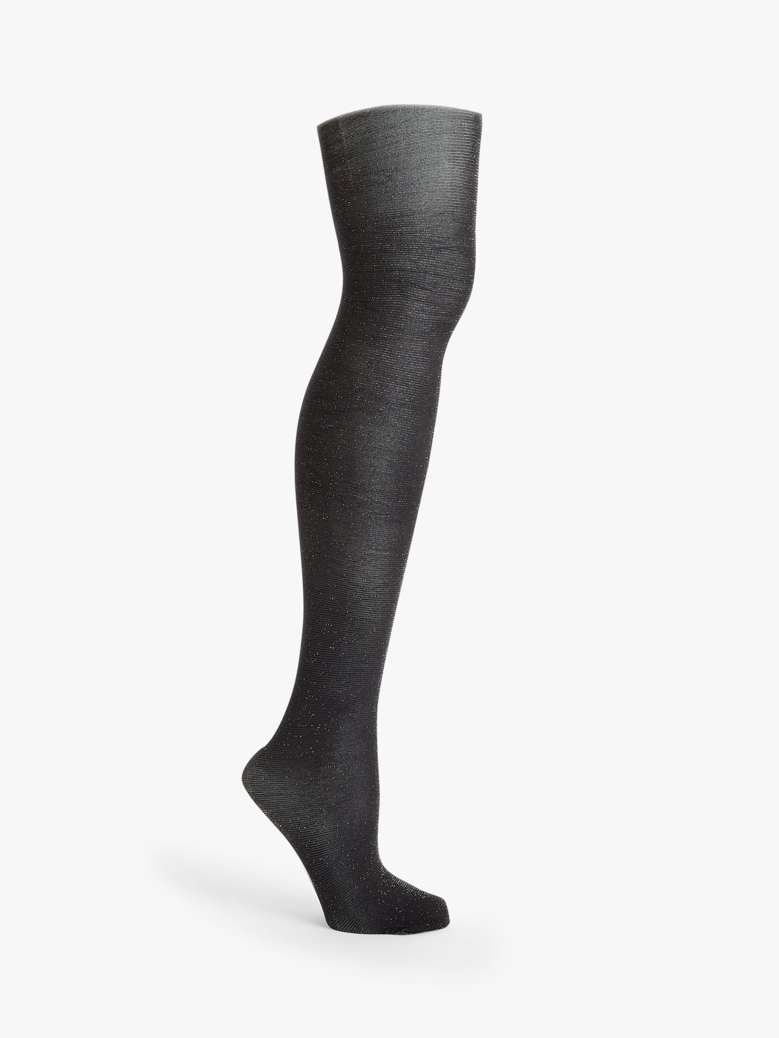 JOHN LEWIS Sparkle 55 Denier Tights in Black | endource