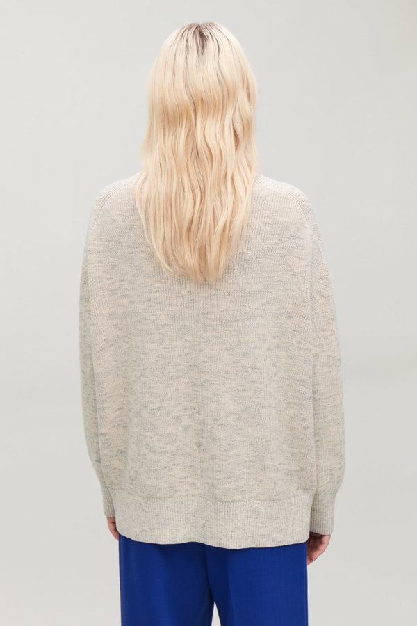 COS Deep V-Neck Knitted Jumper | Endource