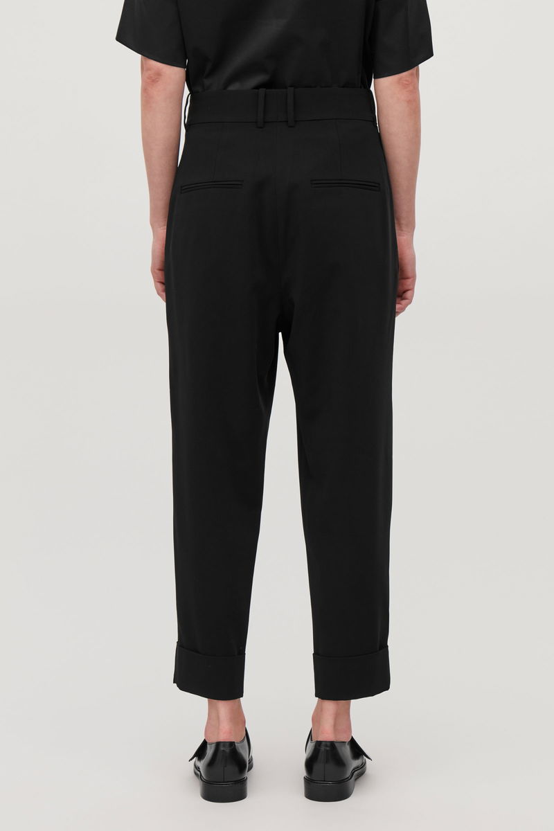 COS Relaxed Pleated Trousers | Endource