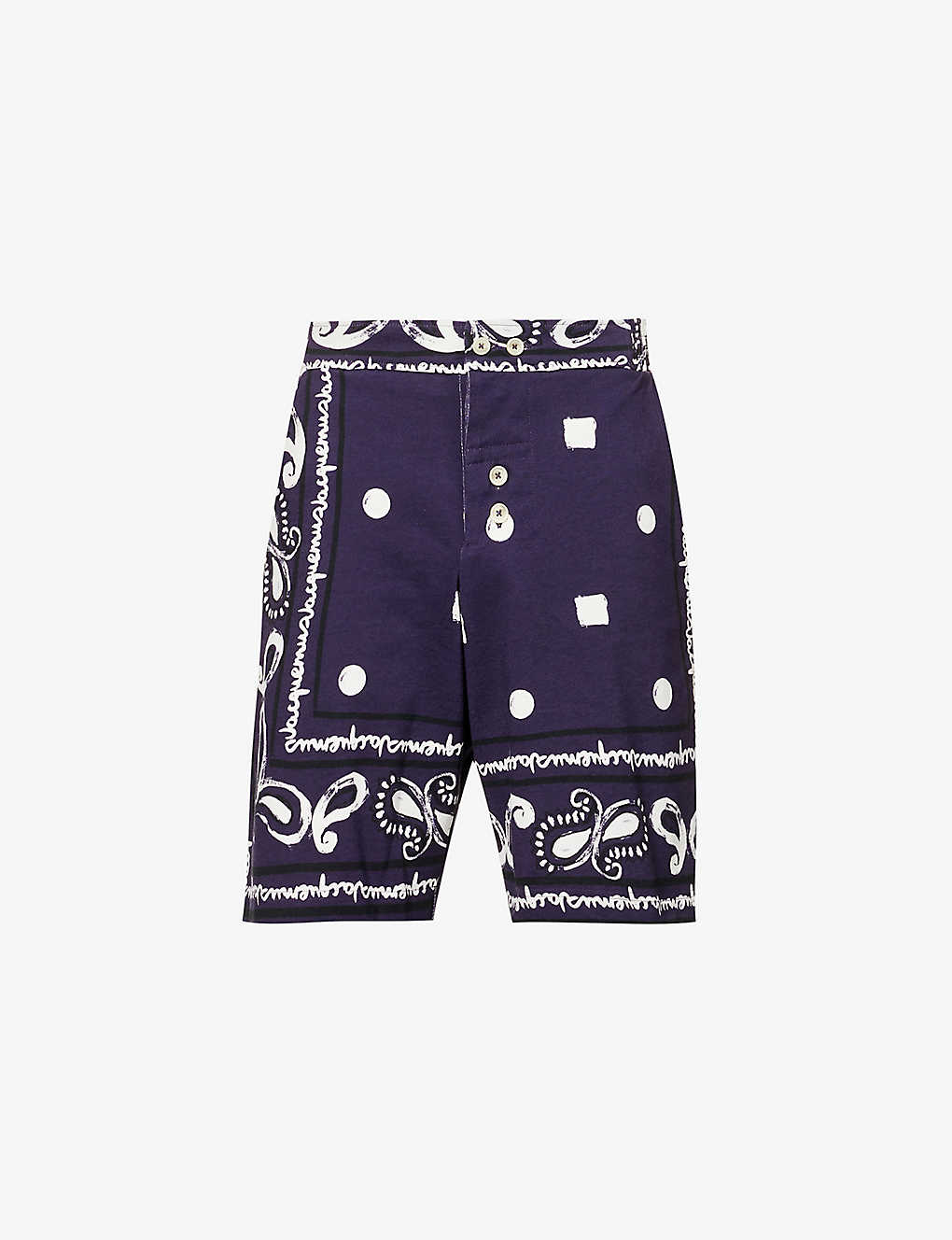 JACQUEMUS Le Short Pingo Paisley-Patterned Cotton-Jersey Shorts in ...