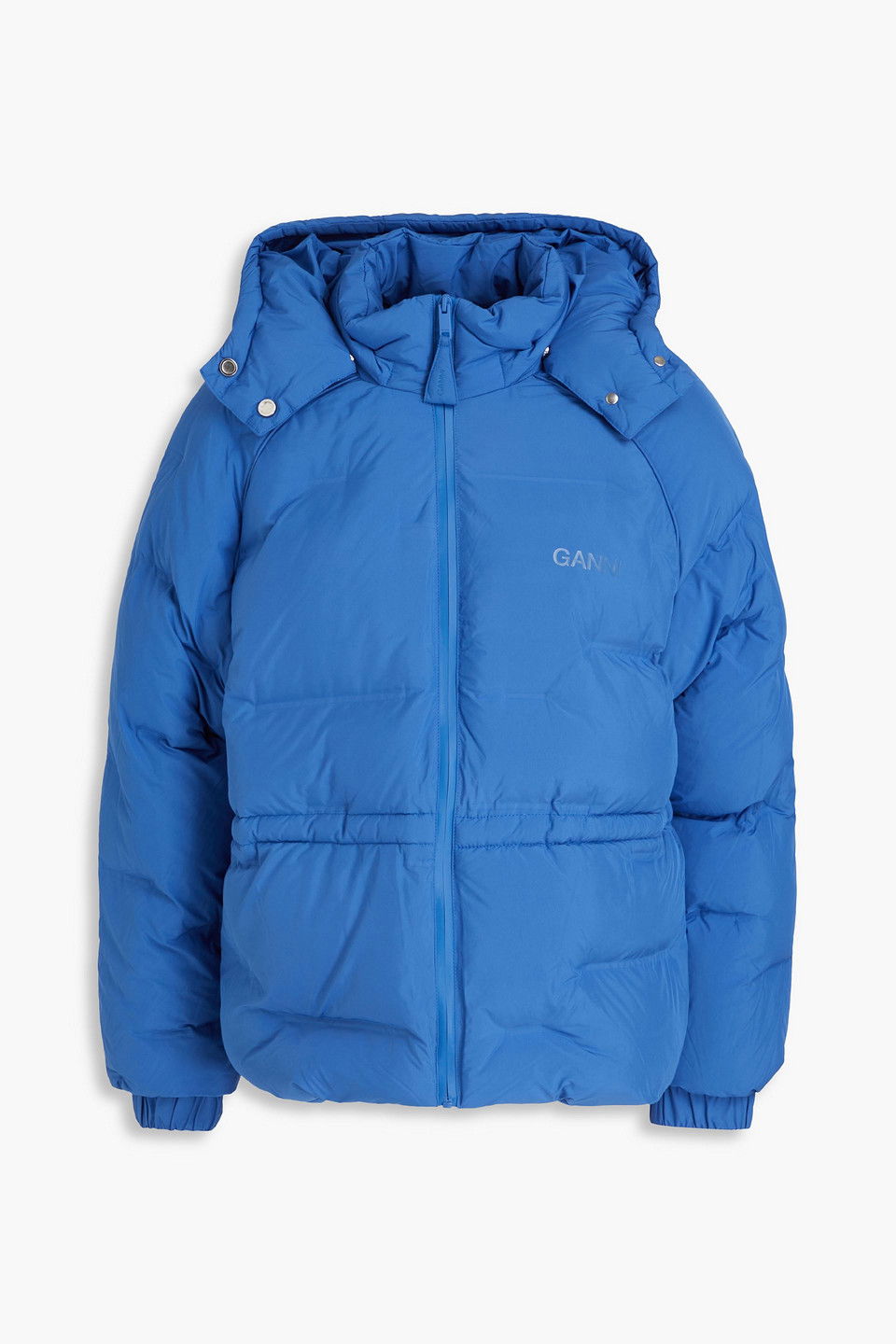 GANNI Quilted Shell Hooded Jacket | endource
