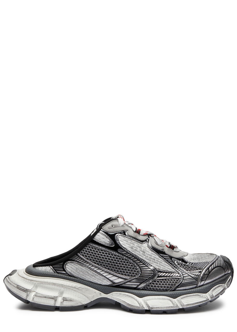 BALENCIAGA 3XL Panelled Mesh Mule Trainers | endource