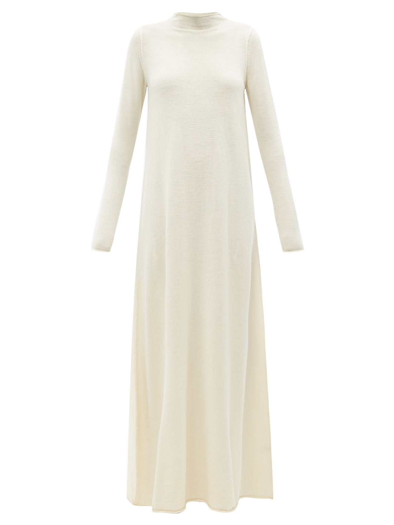 CO Natural World High-Neck Wool Dress | Endource