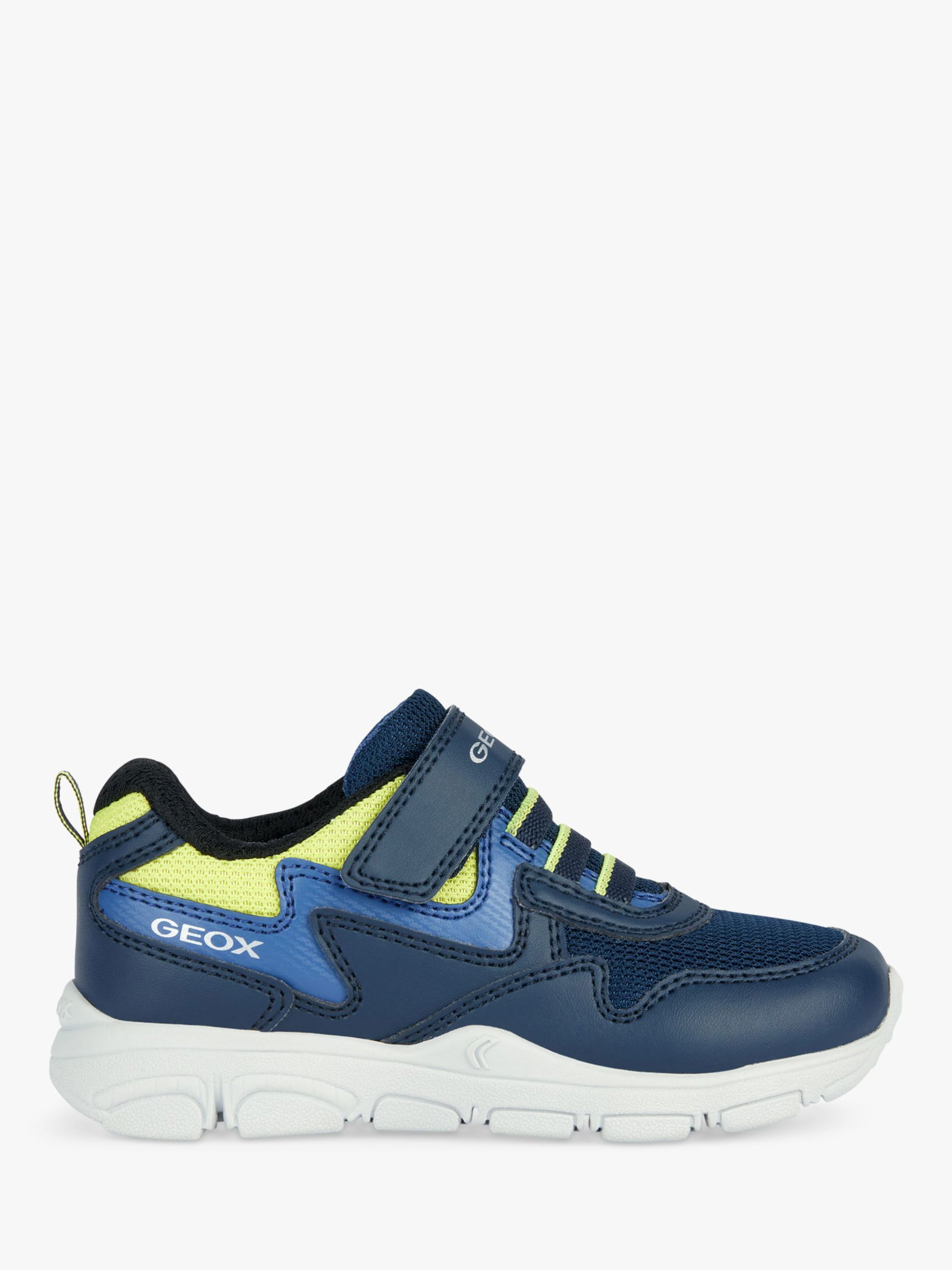 Geox New Torque Trainers in Navy/Lime | Endource