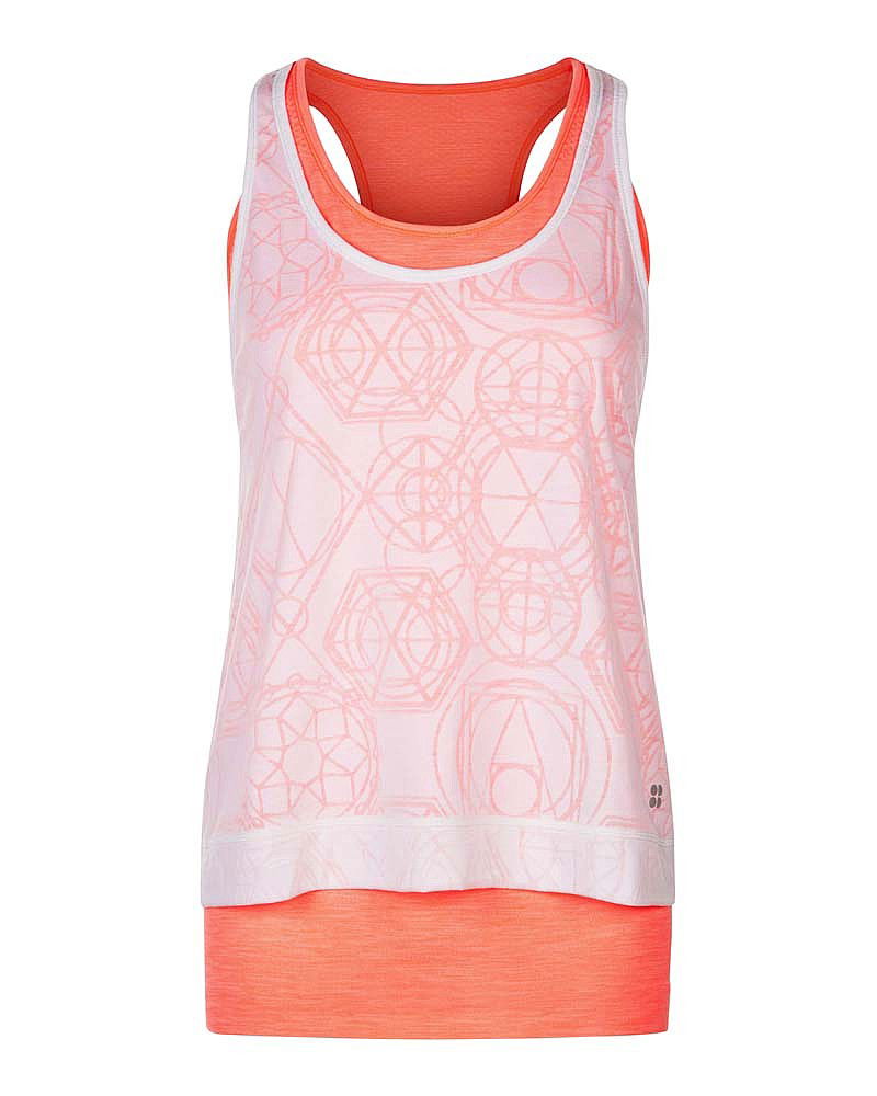 SWEATY BETTY Seamless Workout Tank in SMOKEGREEN | endource