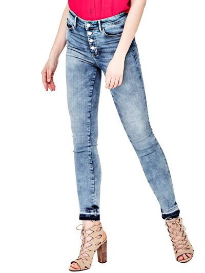 Guess Multi-Button Skinny Jeans | endource