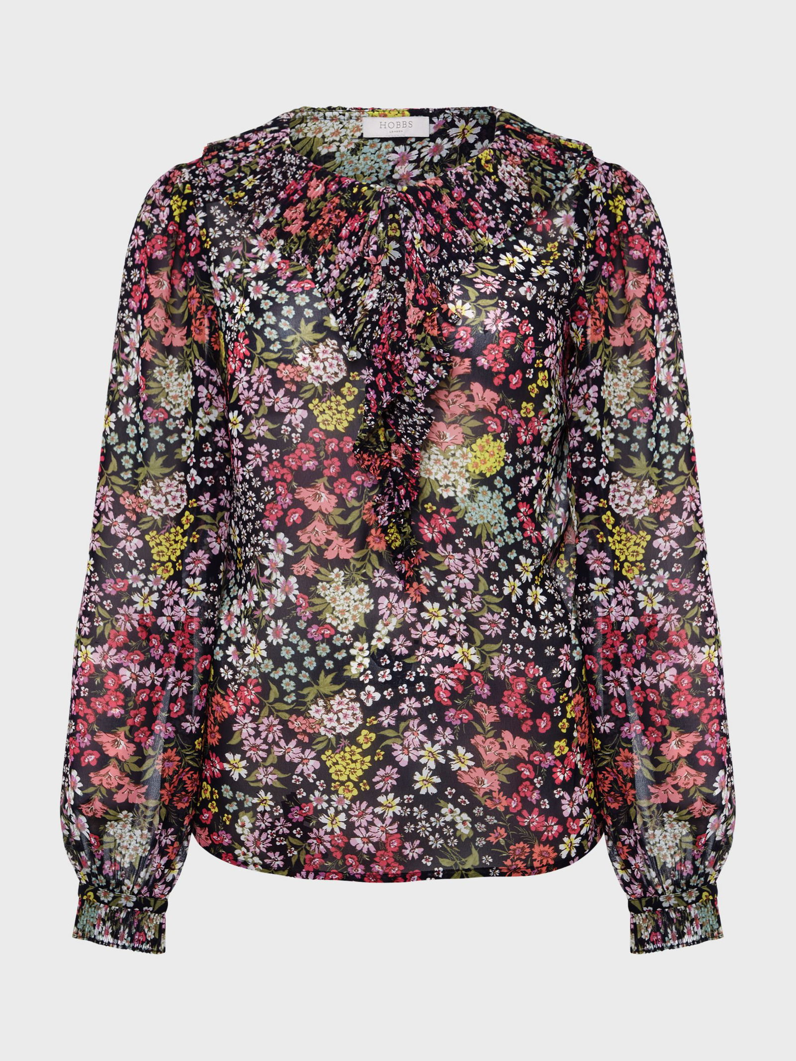 HOBBS Michelle Floral Print Top in Multi | endource