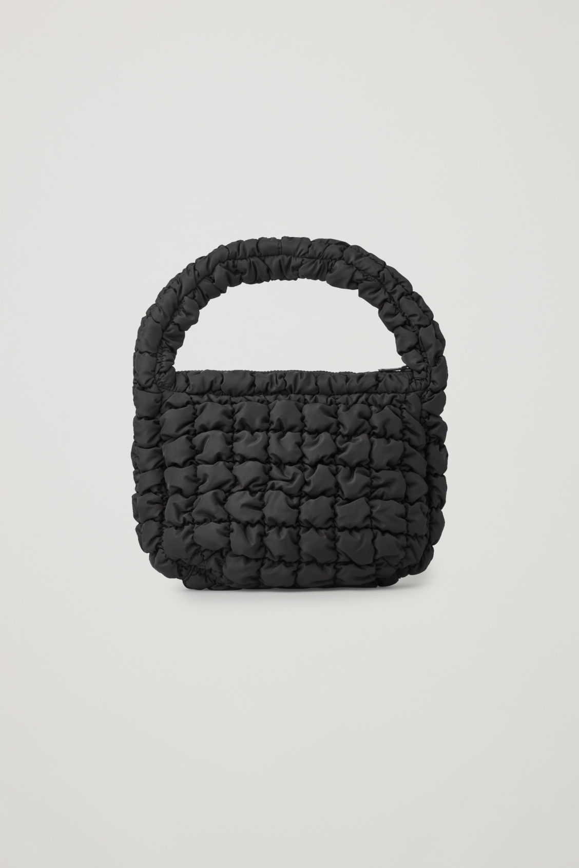 COS Quilted Mini Bag in BLACK | endource