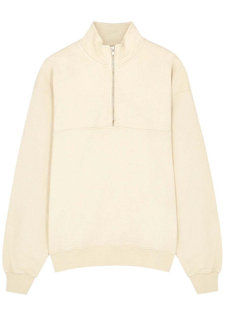 COLORFUL STANDARD Half-Zip Cotton Sweatshirt | Endource