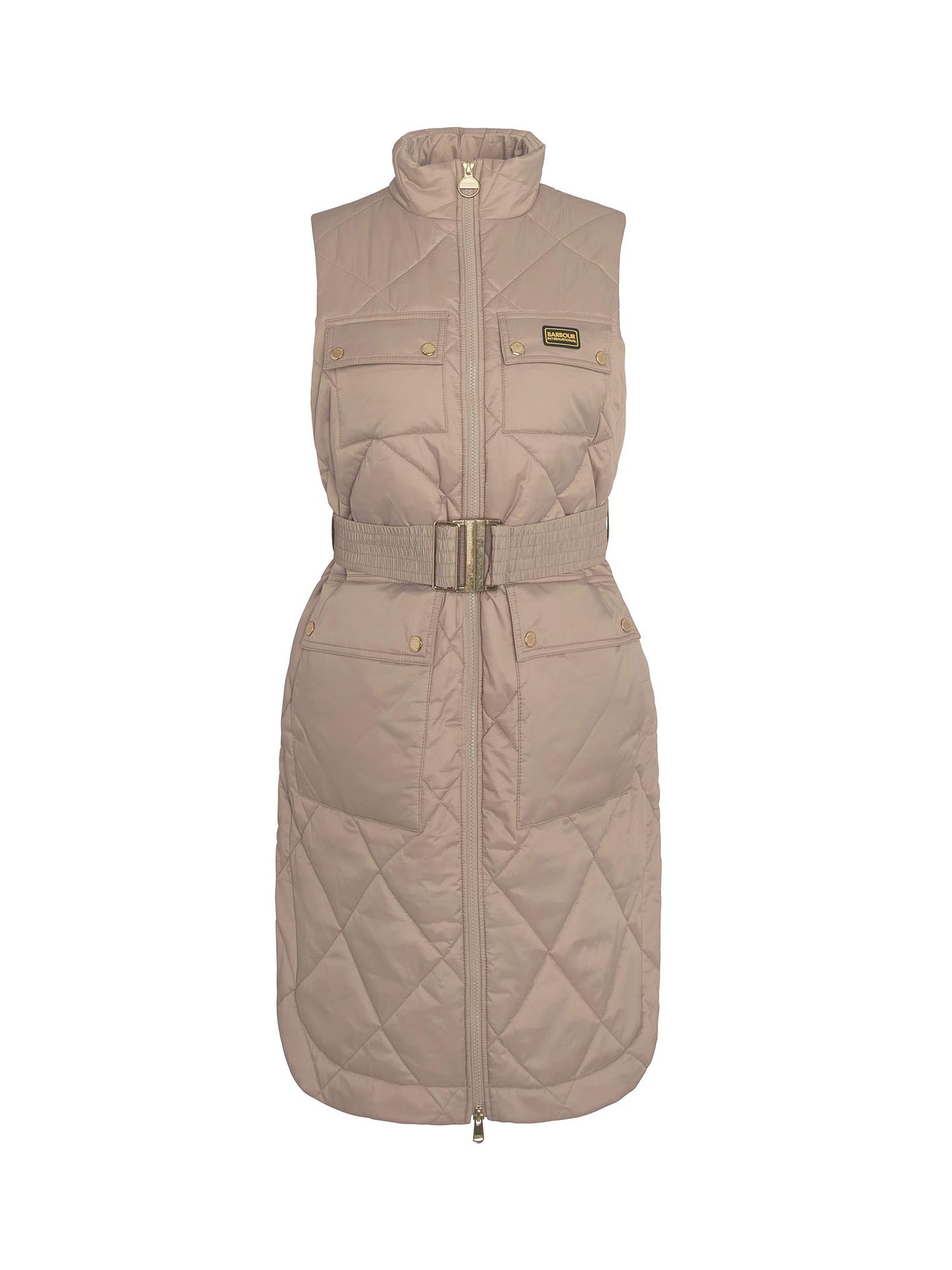 BARBOUR Orbit Diamond Quilted Longline Gilet | endource